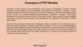 #Public-Private Partnership (PPP) Contract Models# By SN Panigrahi | PPTX