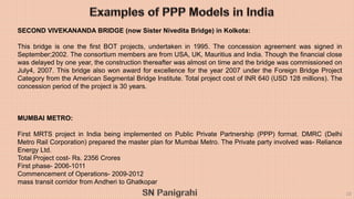 #Public-Private Partnership (PPP) Contract Models# By SN Panigrahi | PPTX