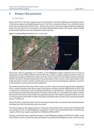 PPP: Davao Sasa Port Modernization Project | PDF