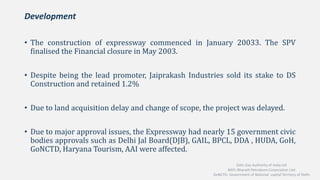 The PPP model- Delhi Gurgaon Expressway. | PPTX