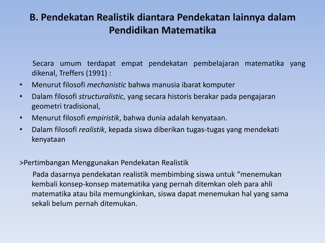 Pp pemb.mtk dg pend.realistik | PPT