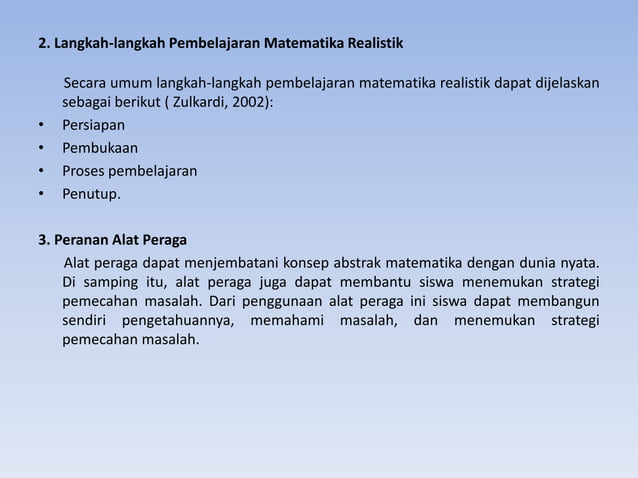 Pp pemb.mtk dg pend.realistik | PPT