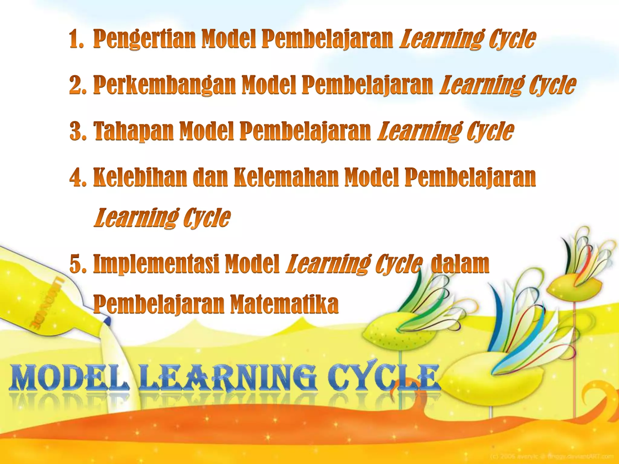 Pp pemb.mtk model learning cycle | PPT
