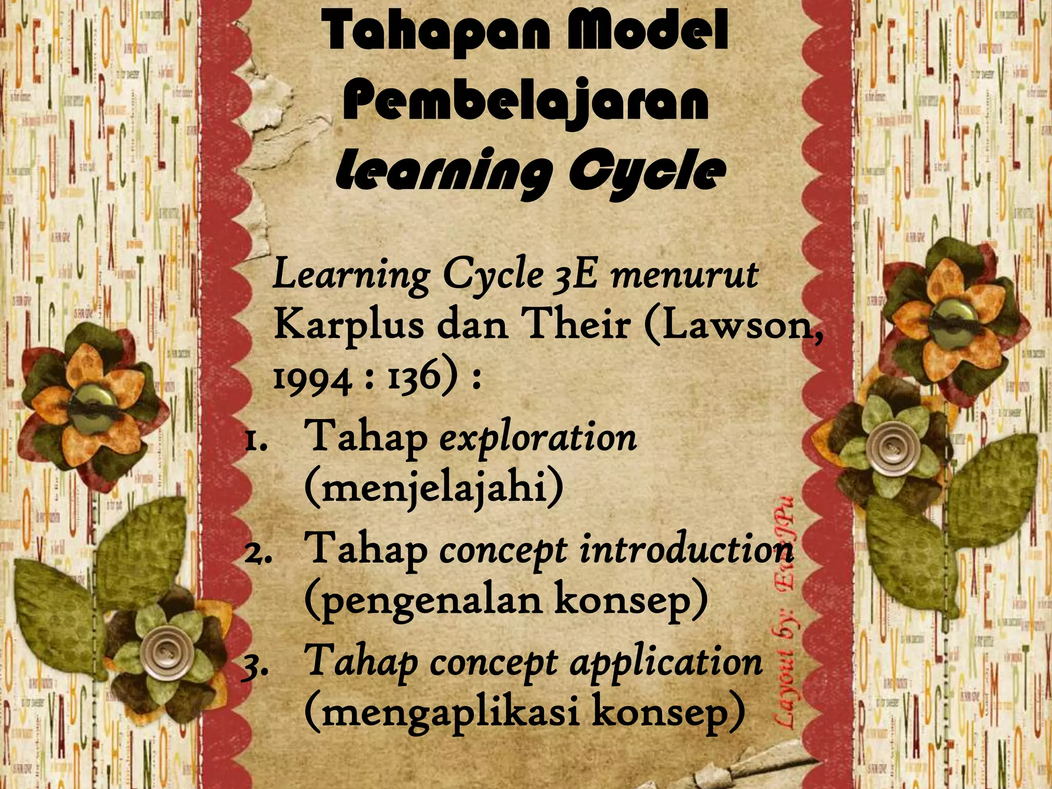 Pp pemb.mtk model learning cycle | PPT