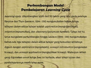 Pp pemb.mtk model learning cycle | PPT