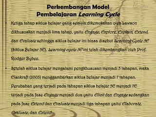 Pp pemb.mtk model learning cycle | PPT