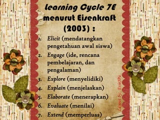 Pp pemb.mtk model learning cycle | PPT
