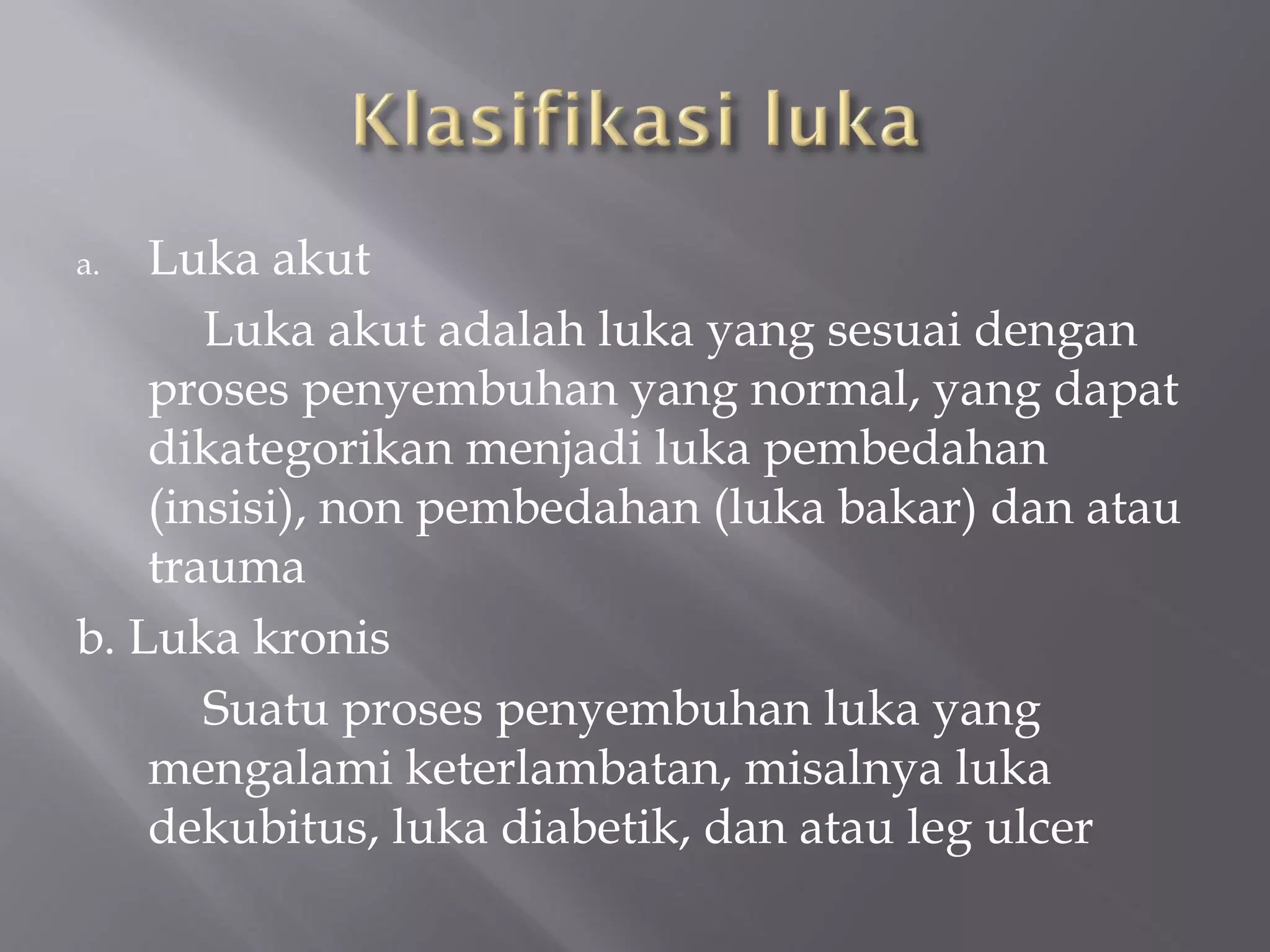 Pp perawatan luka | PDF