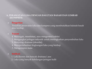 Pp perawatan luka | PDF
