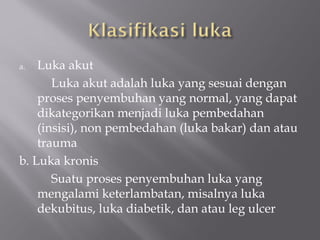 Pp perawatan luka | PDF