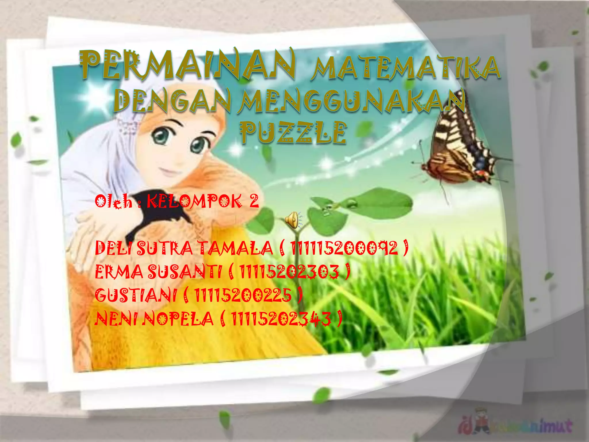 Pp permainan mtk Puzzle Geometri | PPTX