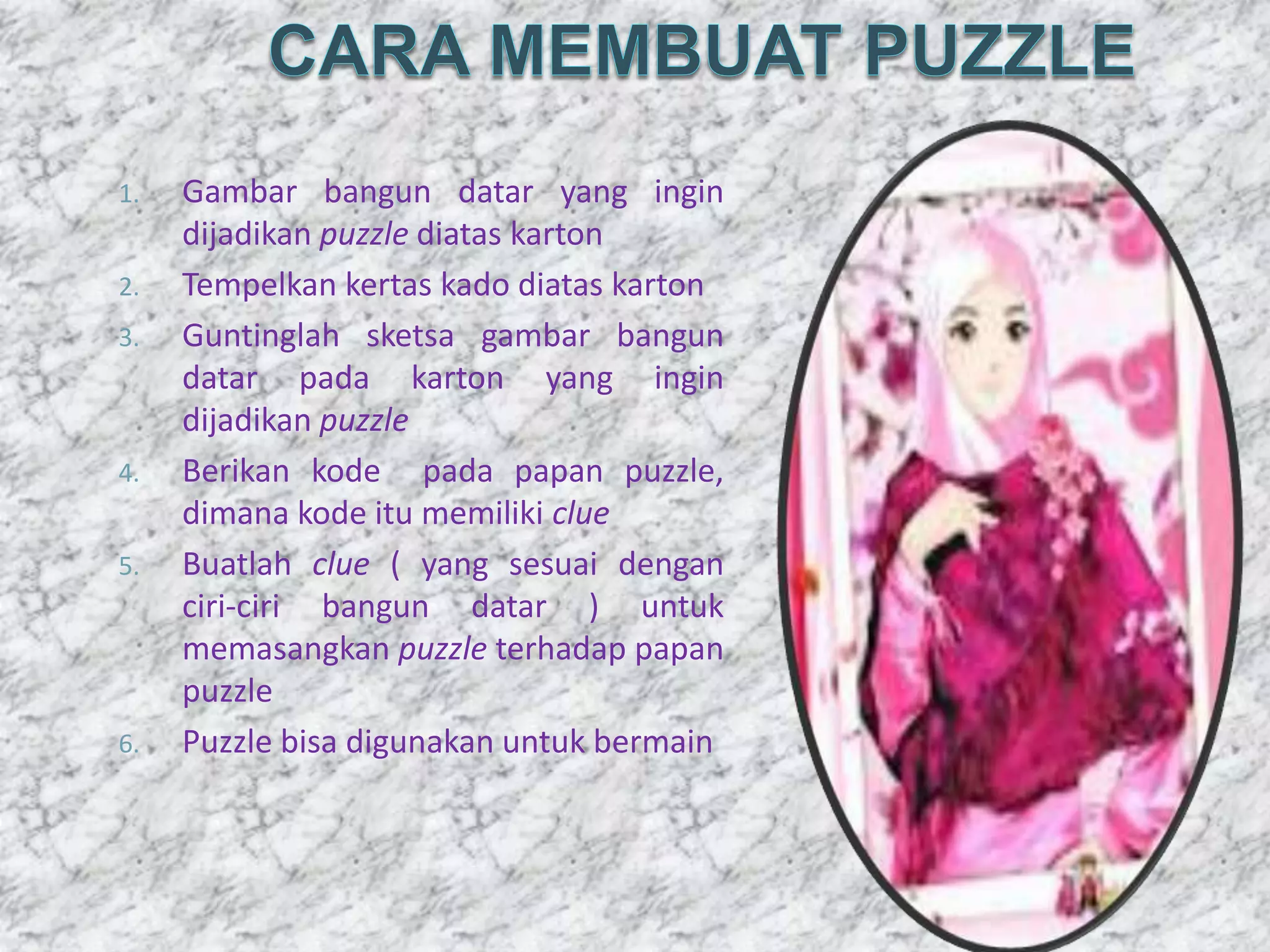 Pp permainan mtk Puzzle Geometri | PPTX