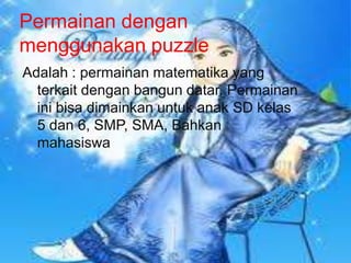 Pp permainan mtk Puzzle Geometri | PPT