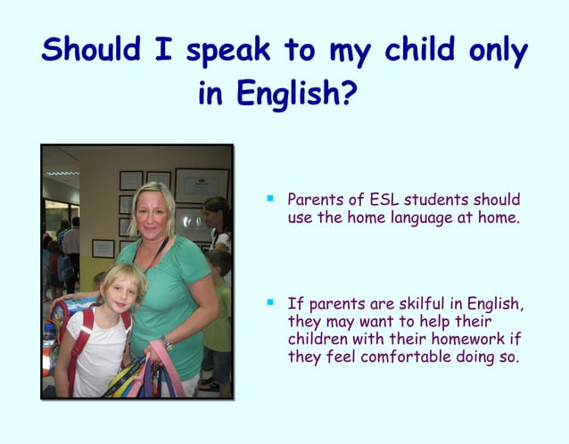 Elementary ESL Parent Information 2010-2011 | PPT