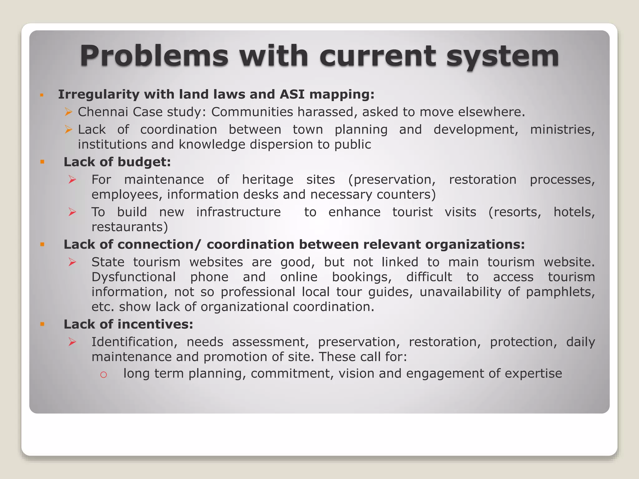 Ppp final project tourism infrastructure | PPTX