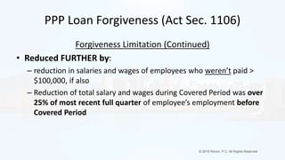 Payroll Protection Program for Family Business | PPT