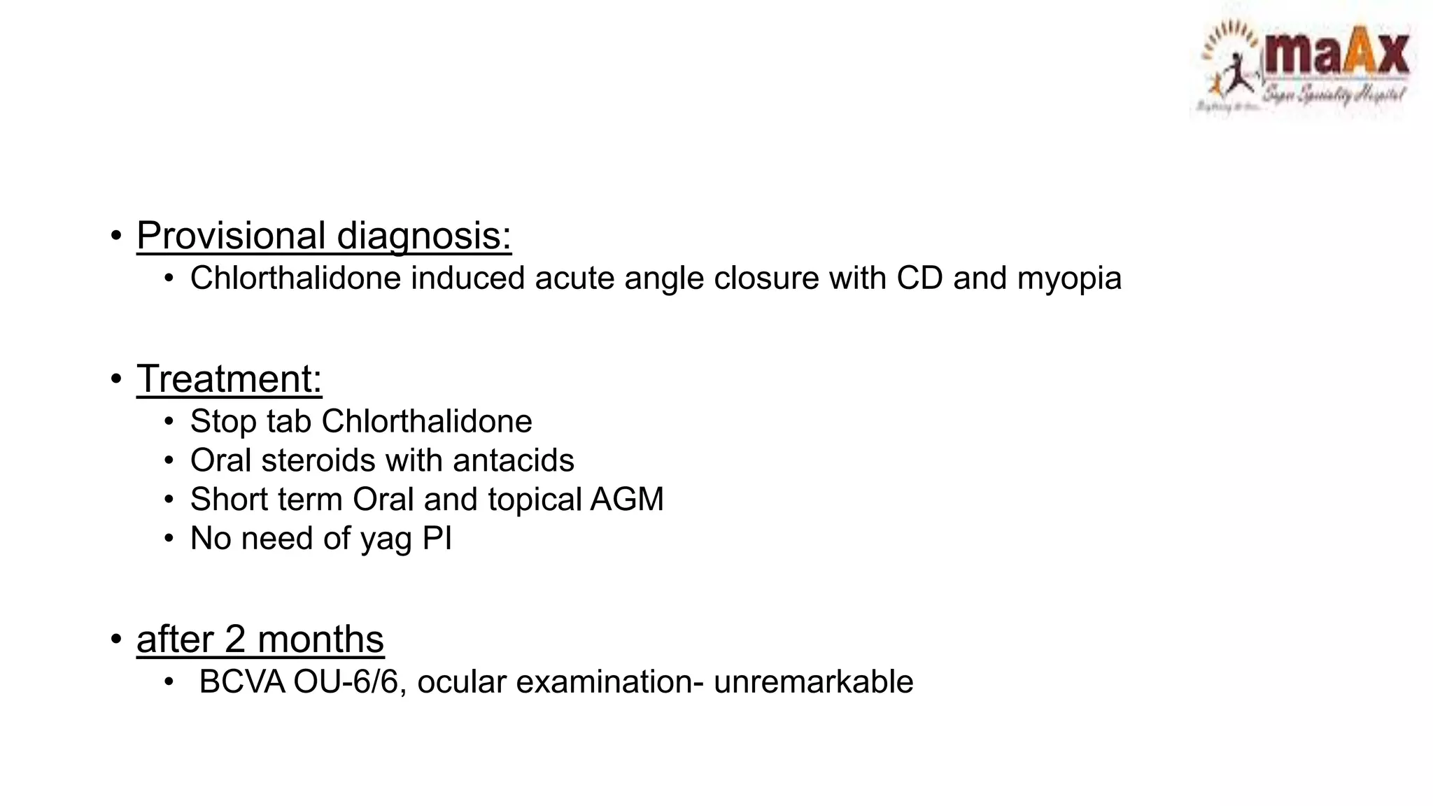 Myopia induction by Chlorthalidone- case series.pptx