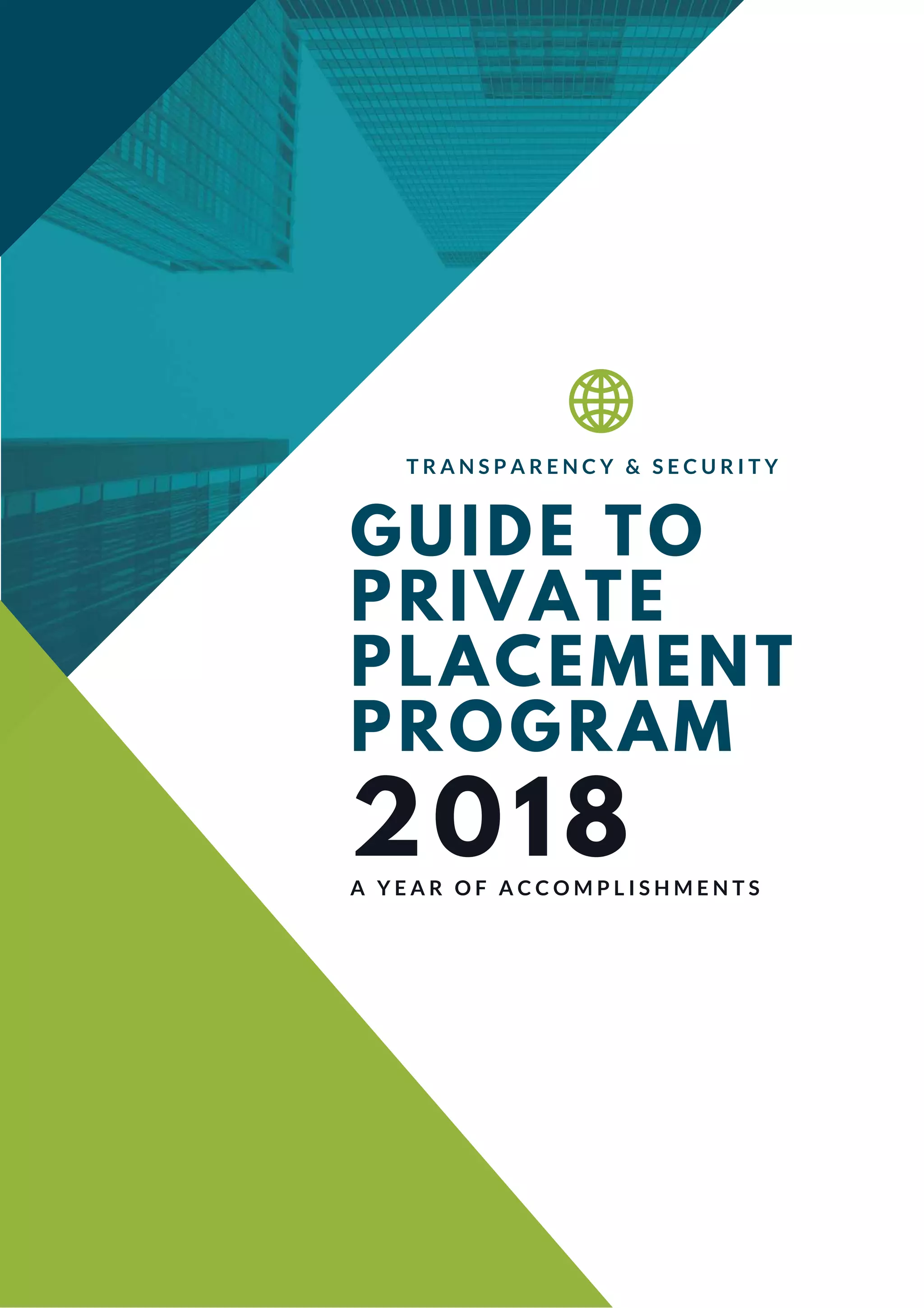 Private Placement Programs (PPPs) guideline 2018 | PDF