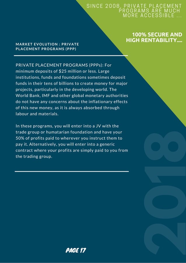 Private Placement Programs (PPPs) guideline 2018 | PDF