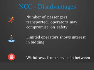 PPP in public bus transport - Why and Models | PPTX