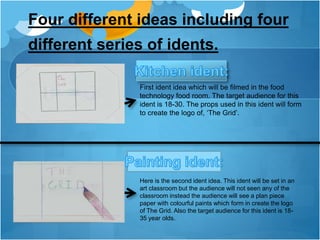 Pitching my ideas for ident | PPTX