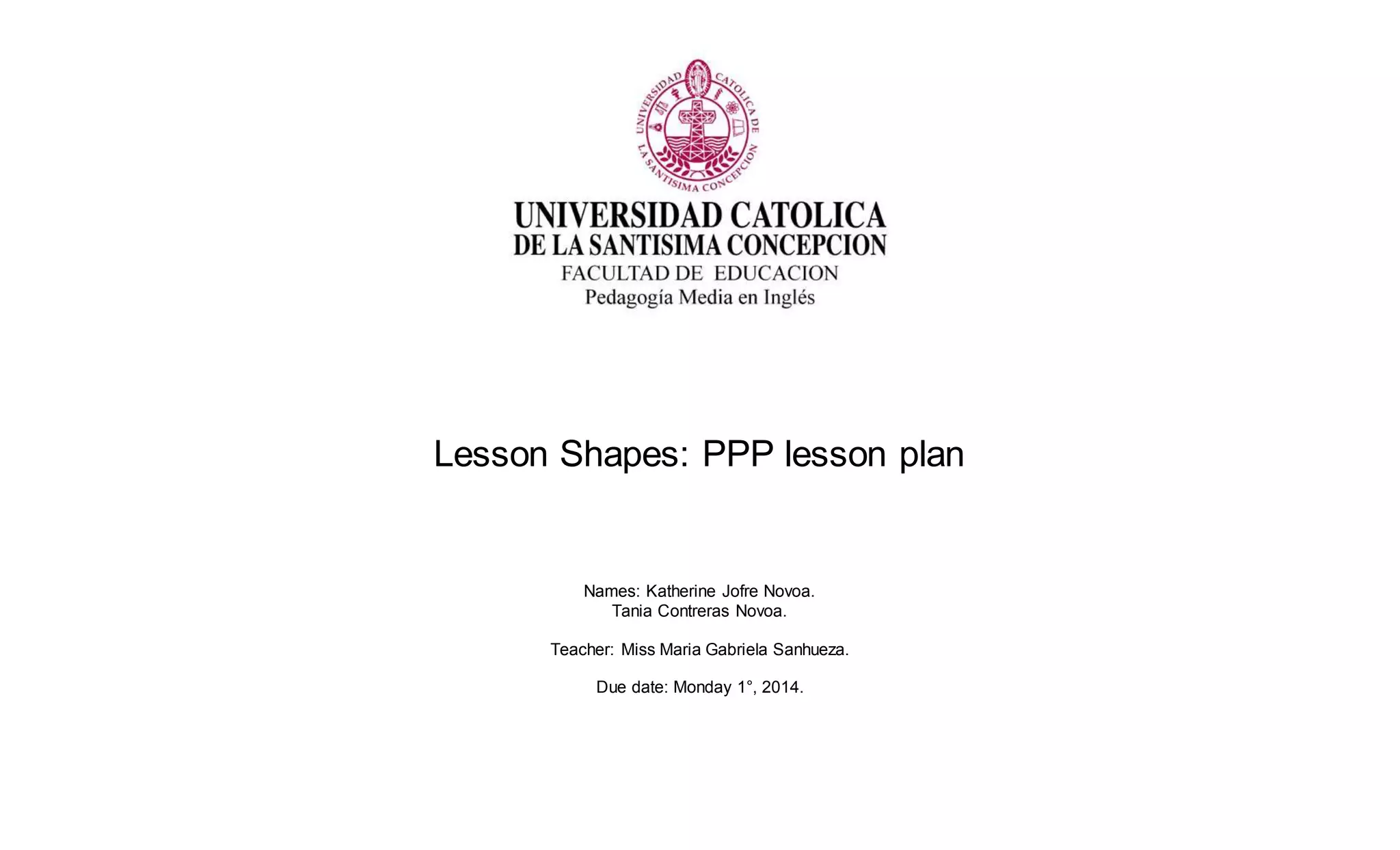 Ppp lesson plan format (listo | DOCX