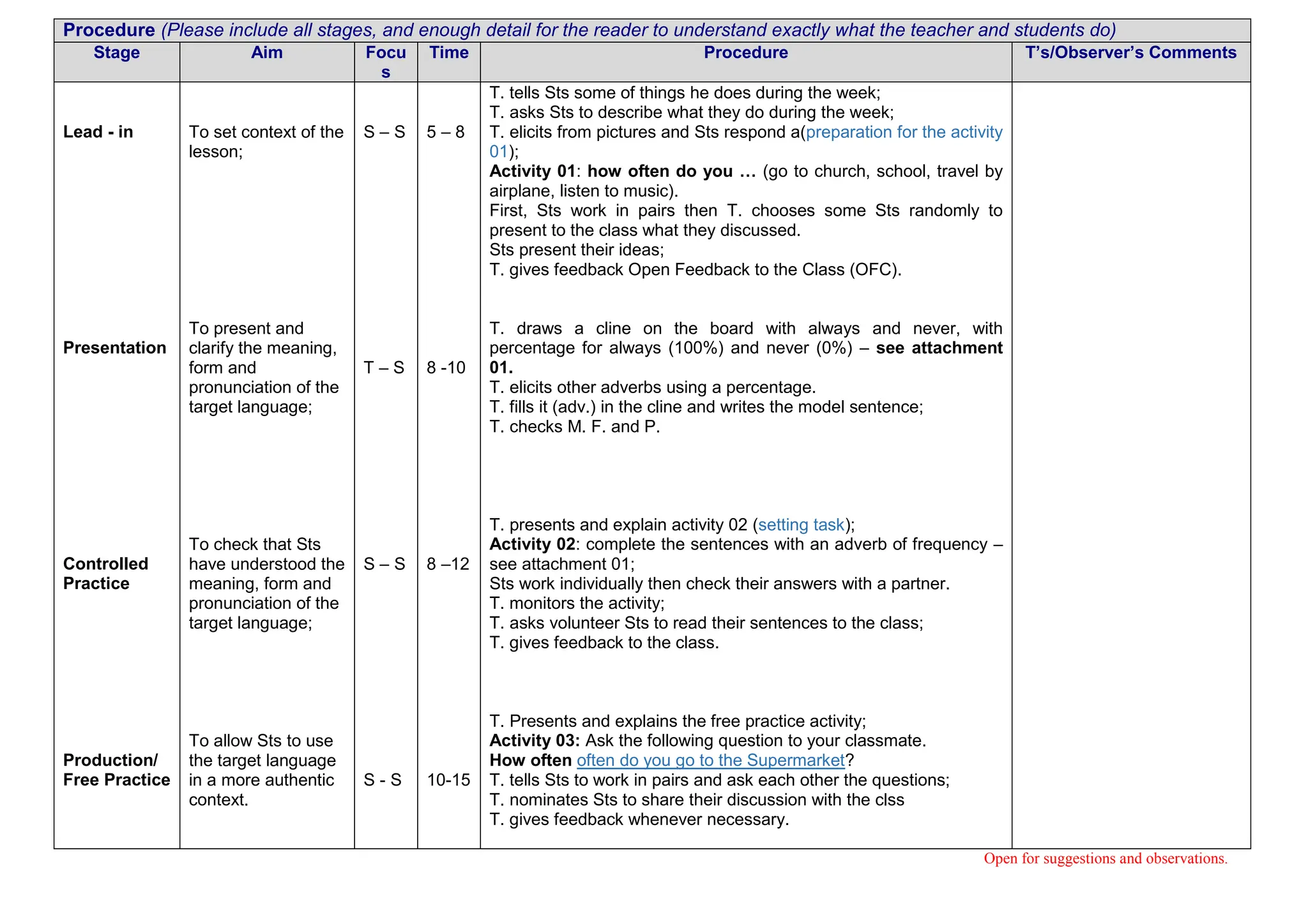 PPP Lesson plan sample.pdf taught at unirovuma university | PPT