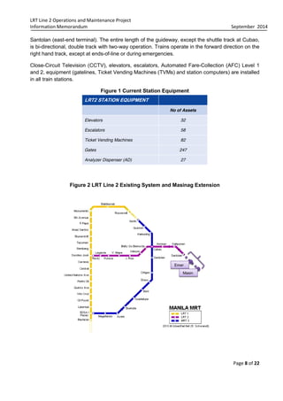 PPP: LRT Line 2 | PDF | Rail Travel | Travel Type