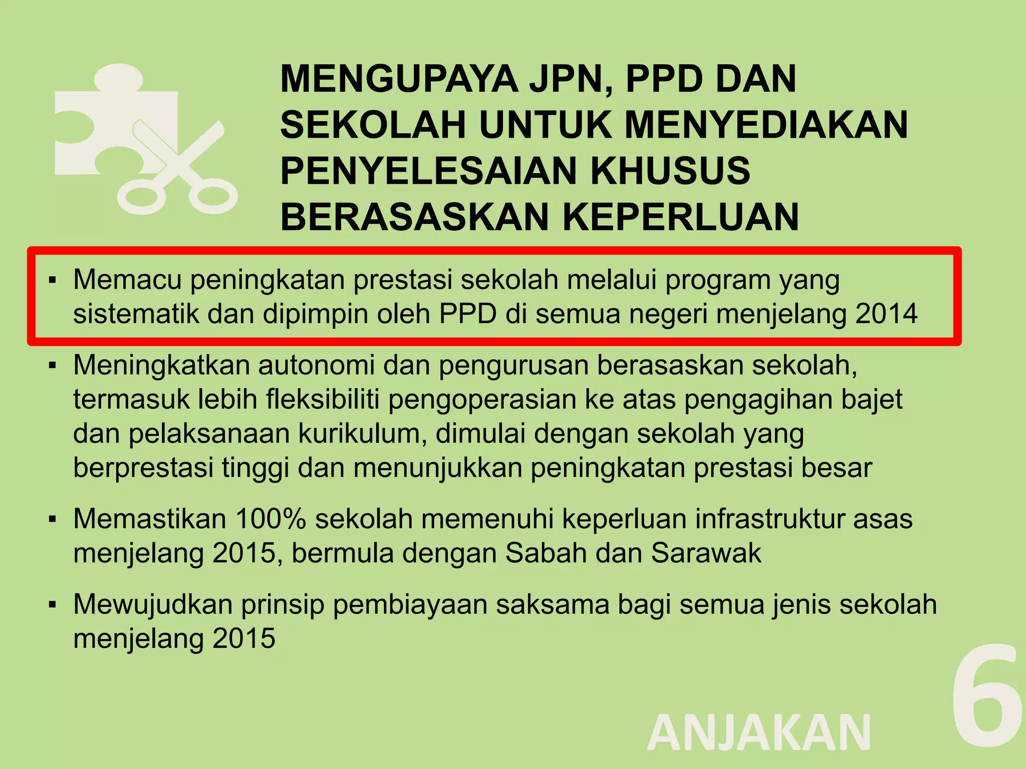 Program Transformasi Daerah - Kementerian Pelajaran Malaysia | PPTX