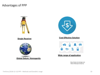 PPP methods and geodetic usage | PDF