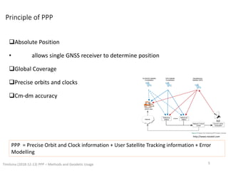 PPP methods and geodetic usage | PDF