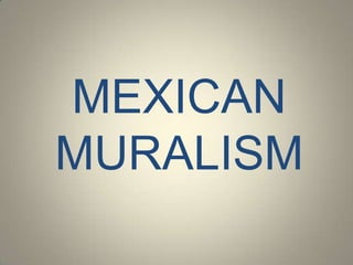 9th- LATIN AMERICA. MEXICAN MURALISM: Tech tool workshop. Bim III. 2012 ...