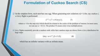 Economic load dispatch problem solving using "Cuckoo Search" | PPTX
