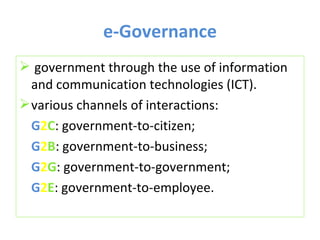 Models in E-government | PPT | Business | Business and Finance