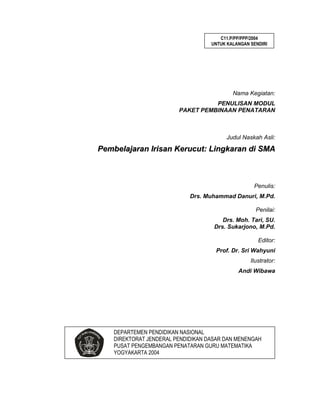 Irisan Kerucut SMA | PDF