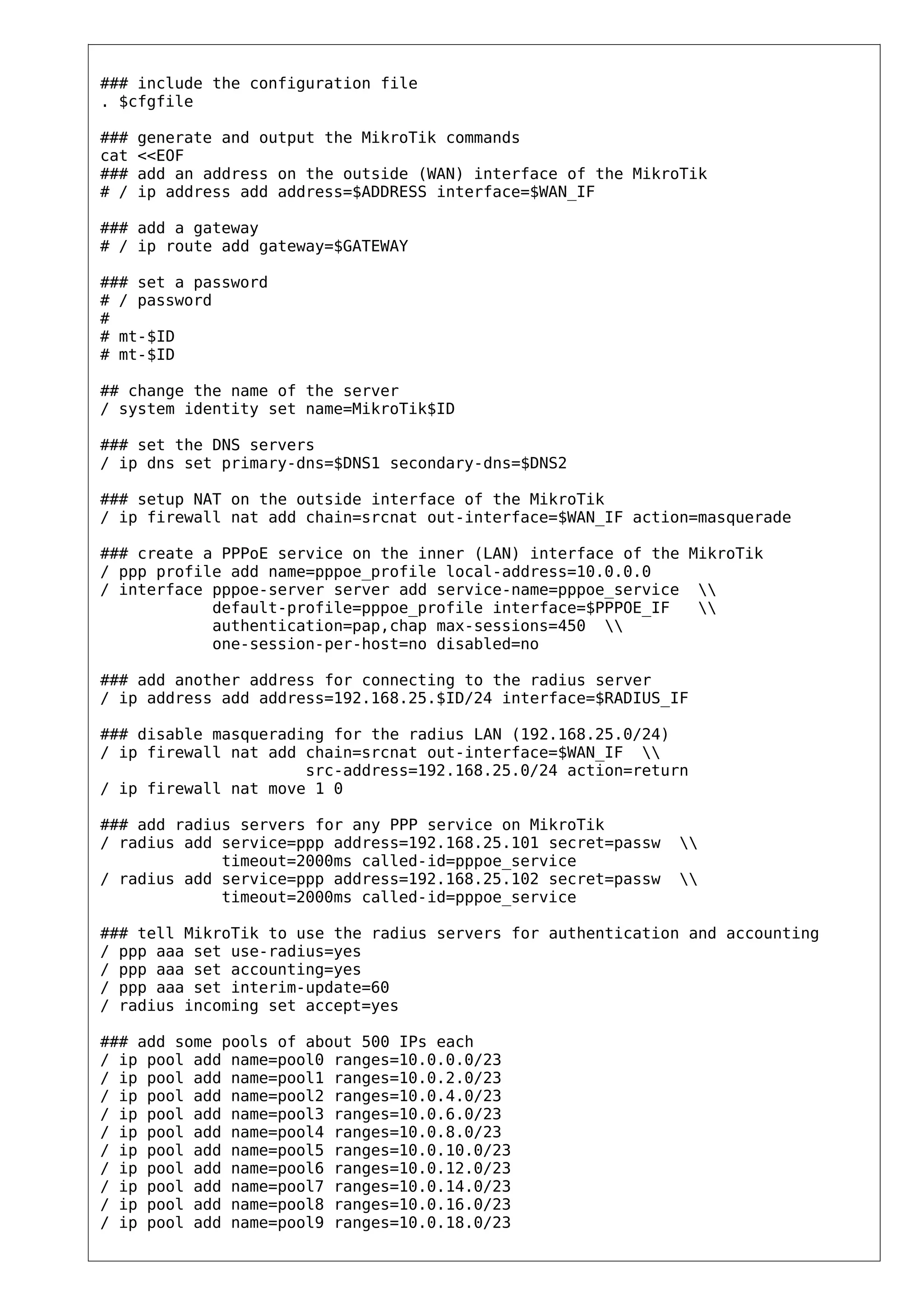 PPPoE With Mikrotik and Radius | PDF