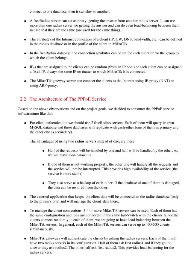 PPPoE With Mikrotik and Radius | PDF