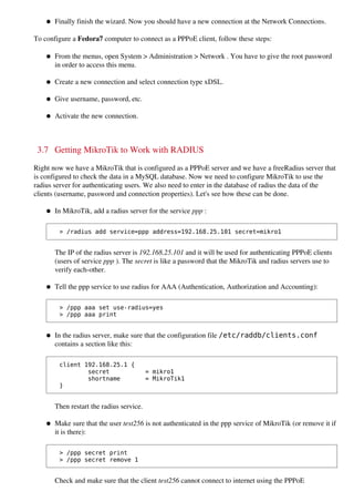 PPPoE With Mikrotik and Radius | PDF