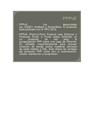 Pppoe y pppoa | DOCX
