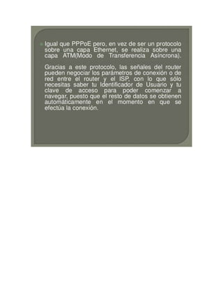 Pppoe y pppoa | DOCX