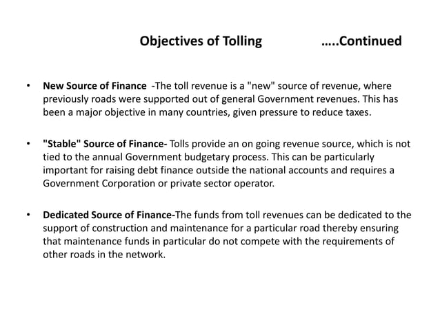 Presentation on Closed Toll & Toll Systems | PPTX | Personal Taxes | Personal Finance