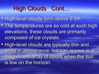Ppp on clouds and their classification | PPT