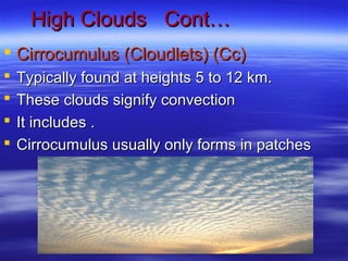 Ppp on clouds and their classification | PPT