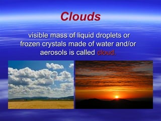 Ppp on clouds and their classification | PPT