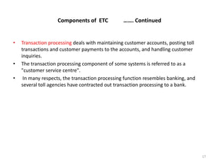 Presentation on Open Toll & Toll Systems | PDF
