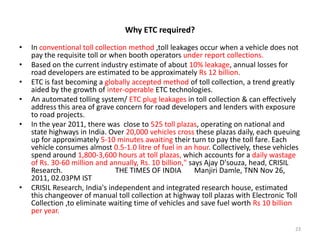 Presentation on Open Toll & Toll Systems | PDF