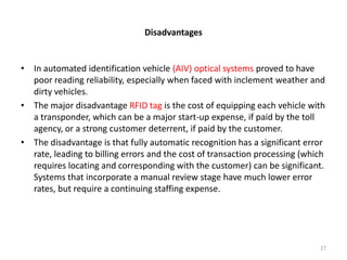 Presentation on Open Toll & Toll Systems | PDF