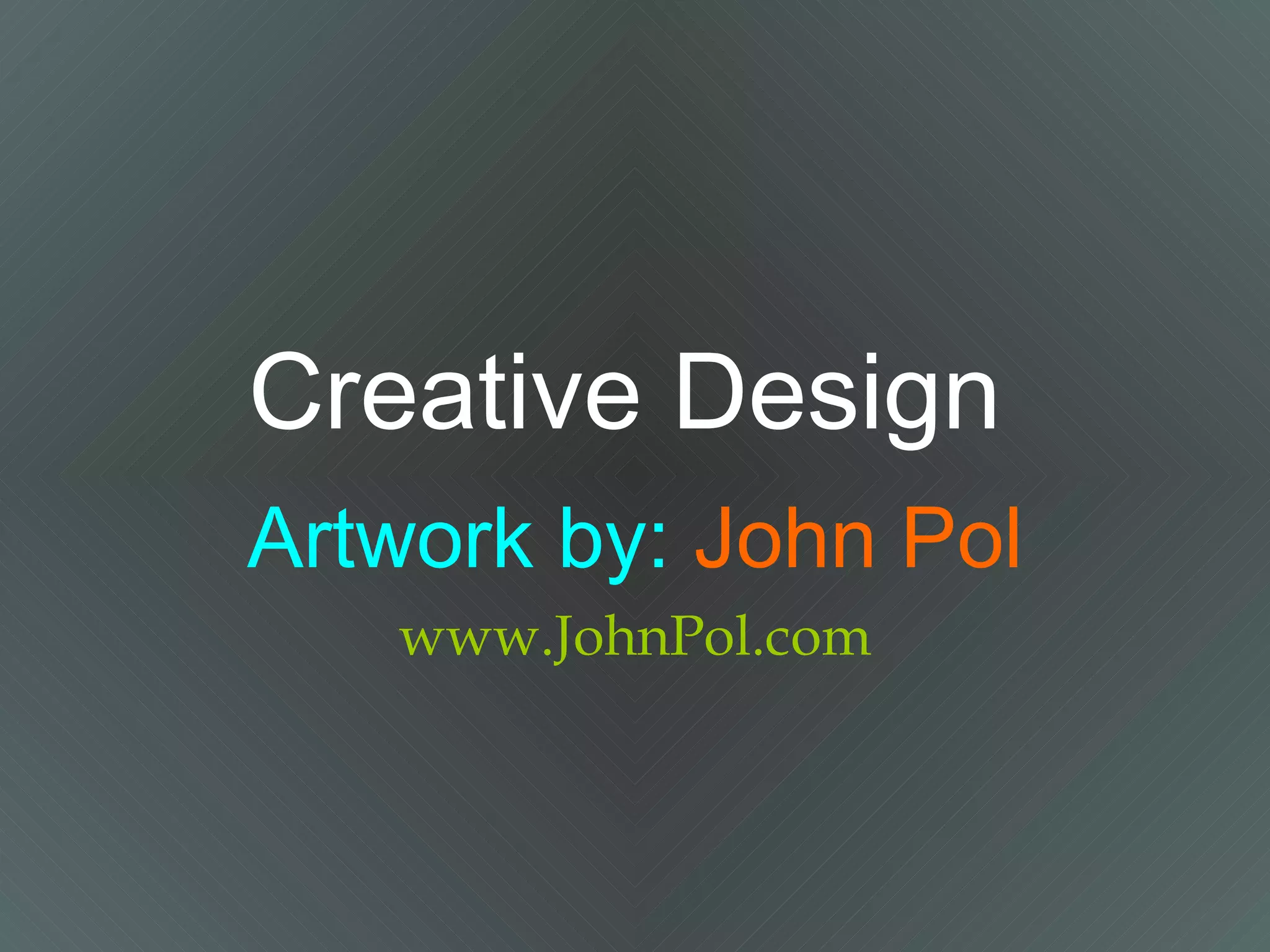 Creative Design Portfolio | PPT