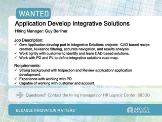 Applied Materials positions1 | PPTX