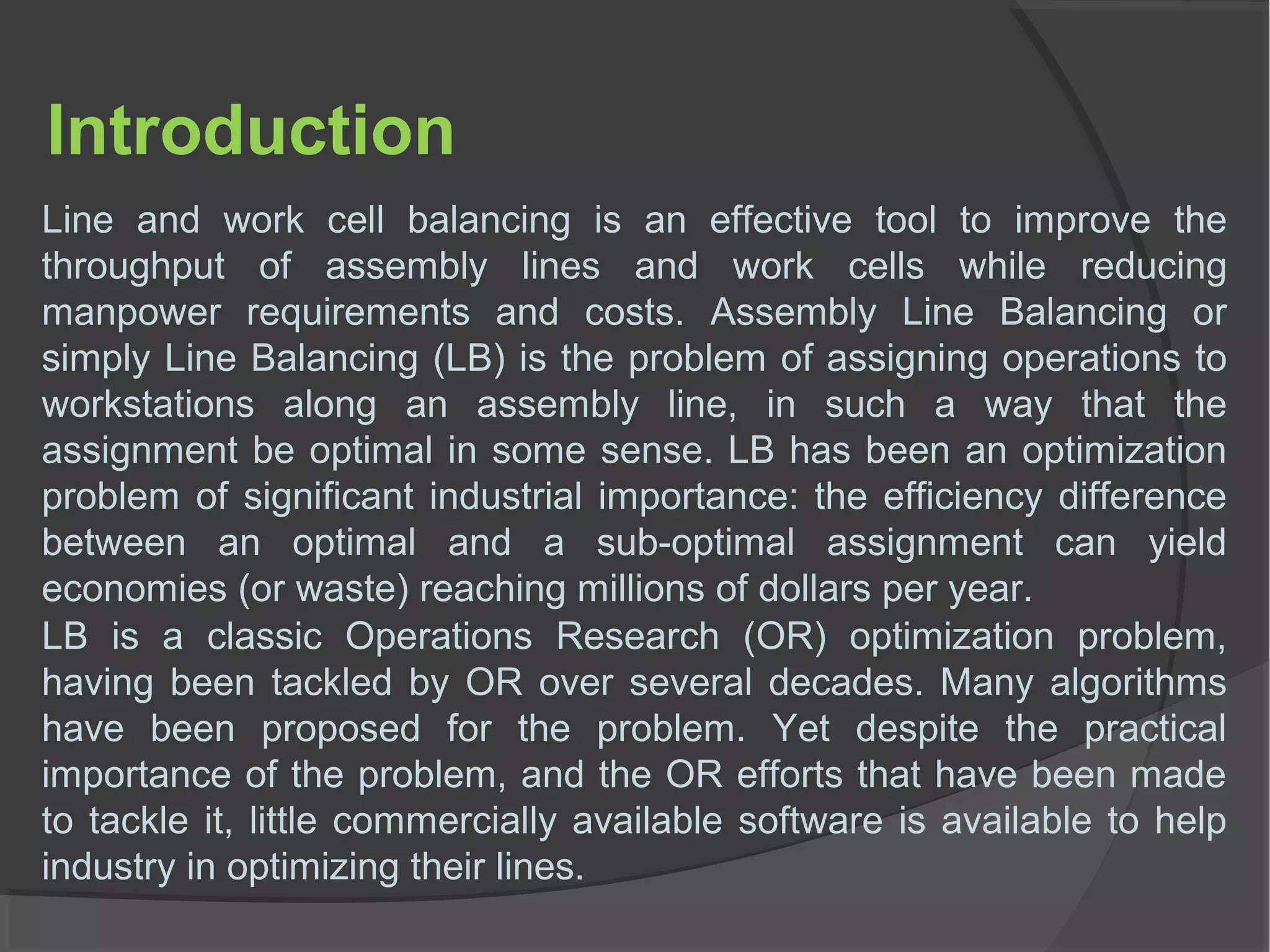 Line Balancing In Garments Industry | PPT